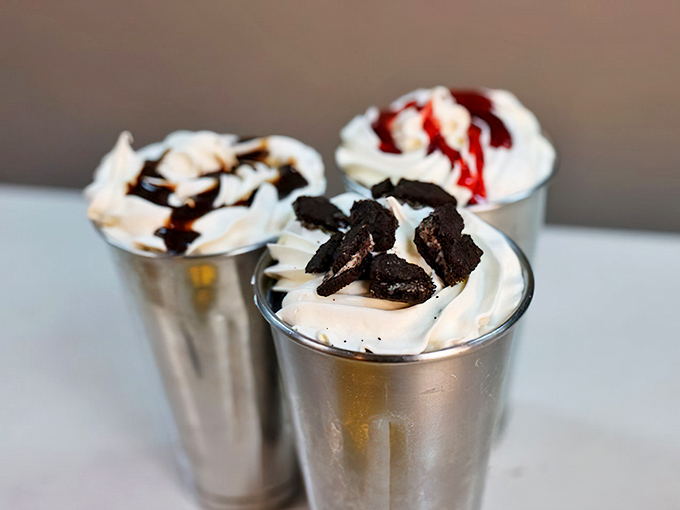 Milkshakes that make you wonder why you ever bothered with those fancy coffee drinks. Sometimes nostalgia tastes even better than you remember.