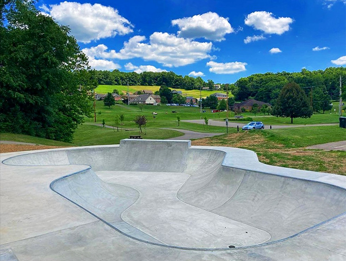 Millersburg's skatepark proves that even in Amish Country, there's room for kickflips alongside quilting. The rolling hills extend beyond the concrete ones. 