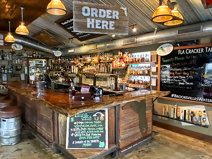 Order Here might be the three most promising words in the English language when you're standing in this rustic food paradise.