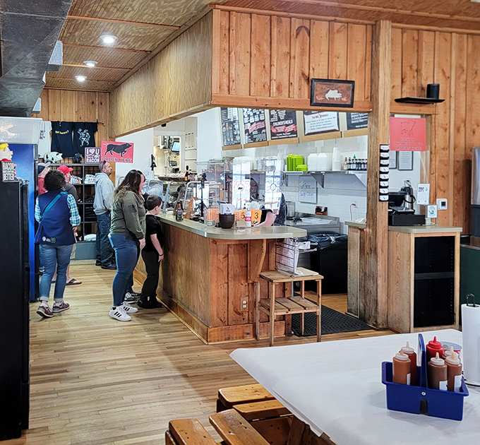 The ordering counter &ndash; where dreams are fulfilled and life-changing decisions about sides are made with careful deliberation.