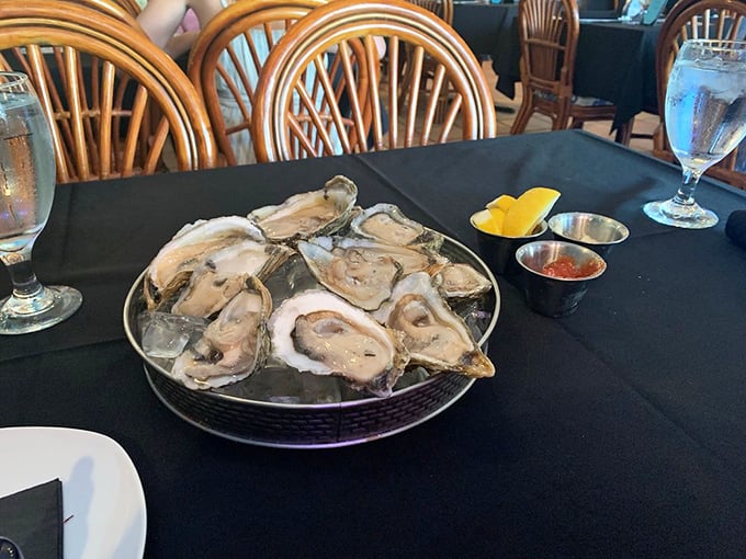 Freshly shucked oysters on ice&mdash;nature's perfect appetizer, requiring nothing more than a squeeze of lemon and a moment of gratitude.
