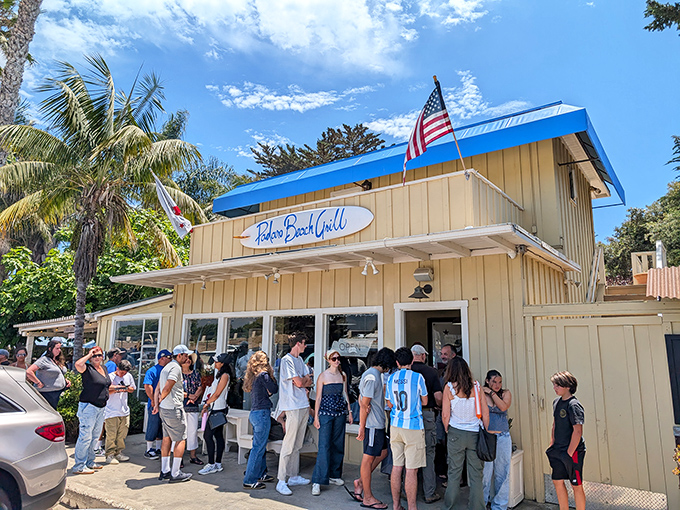 The line outside Padaro Beach Grill isn't a deterrent &ndash; it's the universal sign language for "trust me, what awaits inside is worth every minute."