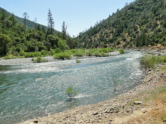 Clear waters and clearer skies&mdash;the American River offers nature's version of meditation, no app required.