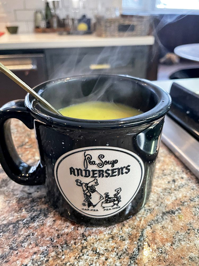 Steam rises from this iconic mug of split pea soup&mdash;the emerald elixir that launched a roadside empire and continues to warm travelers from San Francisco to LA.