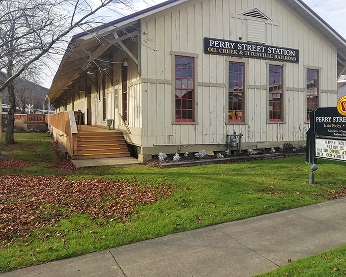 The Perry Street Station isn't just a building&mdash;it's a time machine disguised as a train depot, ready to transport you through oil country's golden age.