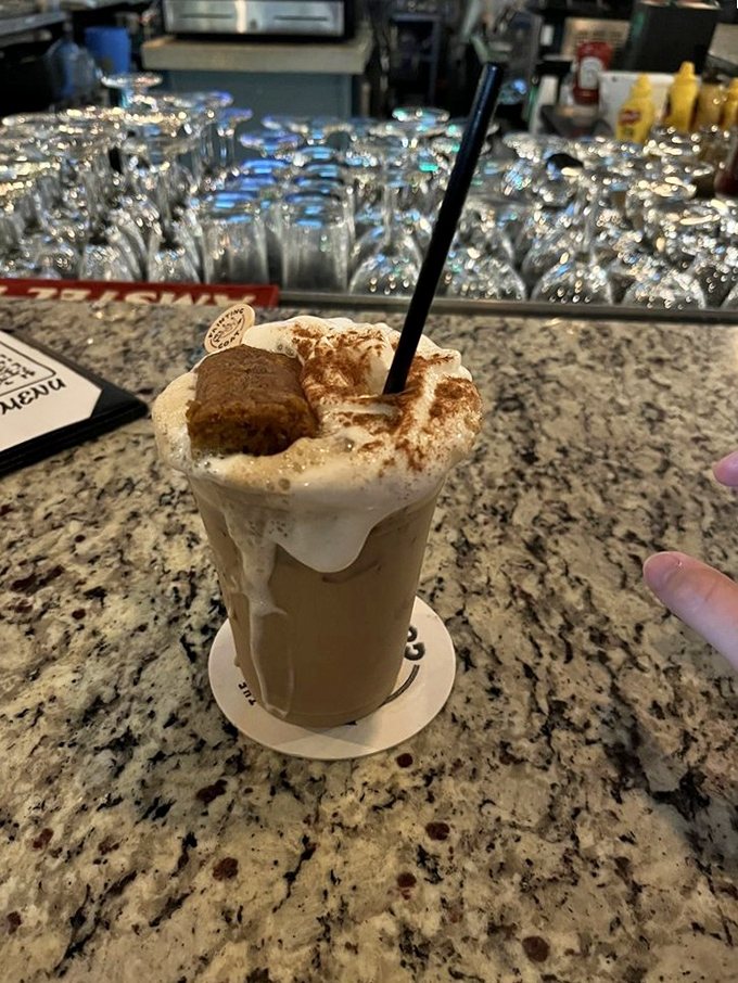 This boozy coffee concoction doesn't just wake you up&mdash;it hugs you good morning. Topped with whipped cream and cinnamon, it's dessert with an excusable morning alibi.
