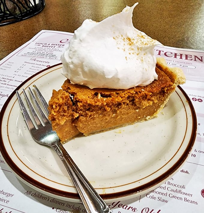 Pumpkin pie with whipped cream so tall it needs its own zip code. Fall flavors that make you want to jump in a leaf pile.
