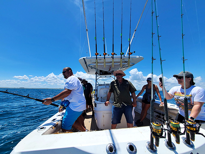 Deep sea fishing adventures await just offshore, where the only thing more impressive than the catch is how affordable the experience can be.