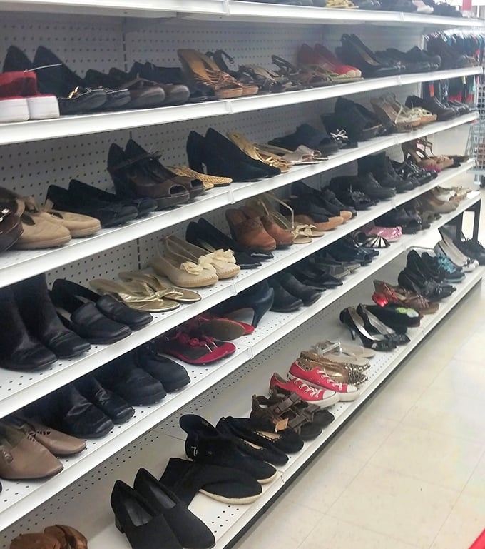 Shoe heaven! From practical flats to party-ready heels, this footwear collection offers sole-mates for every occasion without the department store sticker shock.