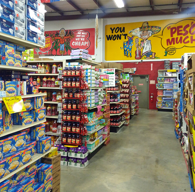 Snack aisle heaven where your pantry dreams materialize. The hardest decision you'll make today is choosing between all these tempting treats.