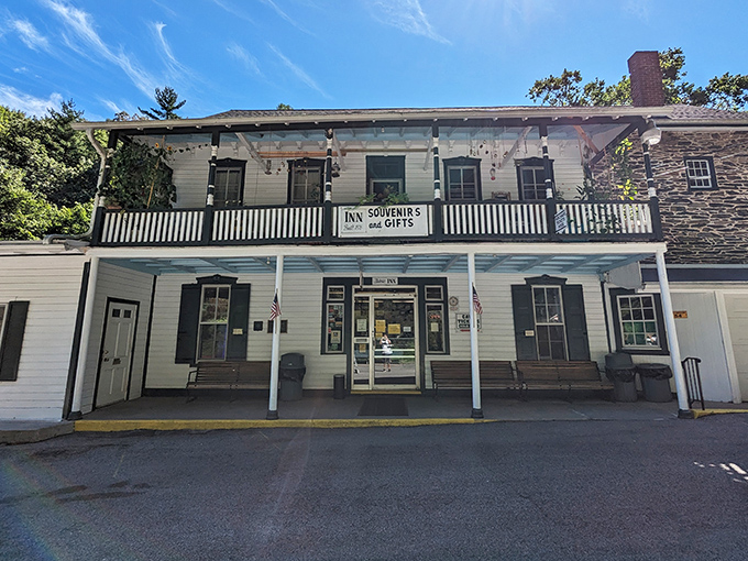 The gift shop overflows with geological treasures, making it easier to take home Earth's artwork legally.