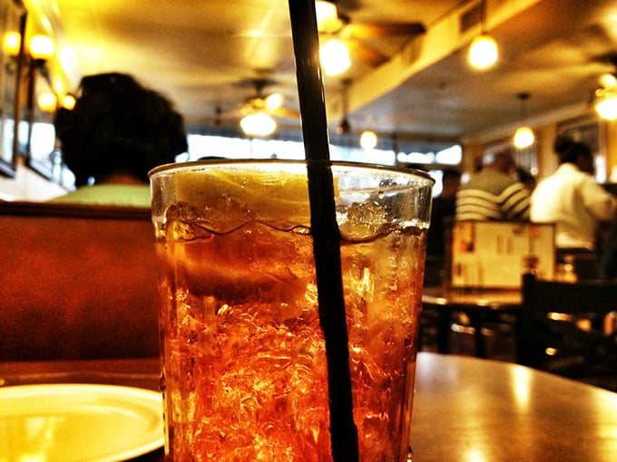 Sweet tea so good it could broker peace treaties between feuding family members at Sunday dinner.