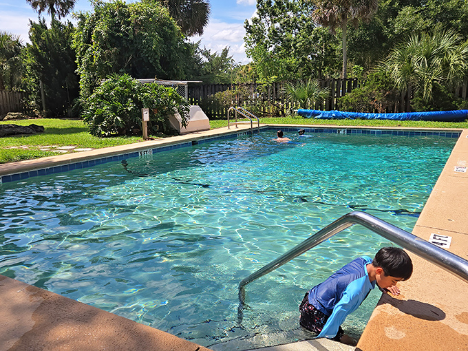 Florida's version of the fountain of youth&mdash;minus the crowds. This swimming pool offers refreshment after your underground adventure.