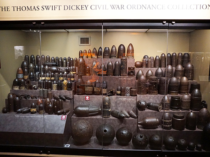 This Civil War ordnance collection displays enough firepower to make any history buff's heart skip a beat.