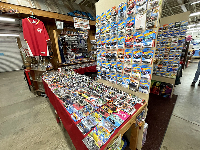 Hot Wheels heaven! These miniature marvels remind us that sometimes the smallest treasures bring the biggest smiles.