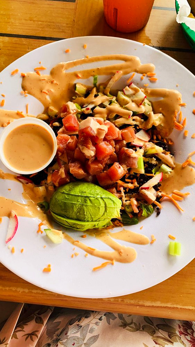 This tuna poke bowl is a work of art&mdash;vibrant, fresh, and arranged with the care of someone who knows good food is also a feast for the eyes.