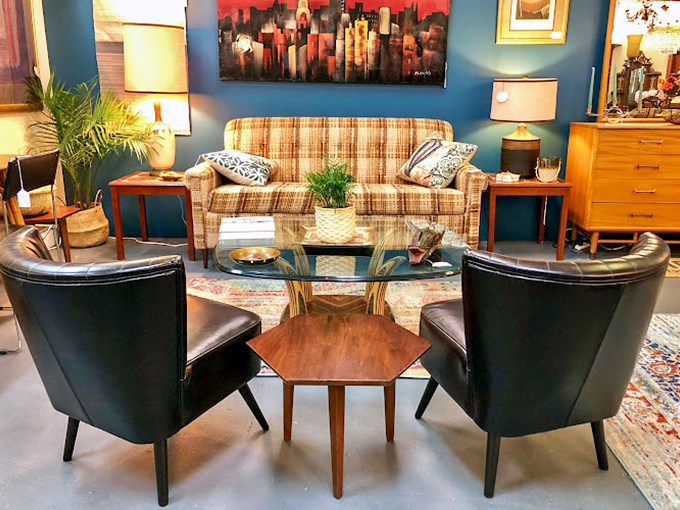 Mid-century modern perfection &ndash; where Don Draper would feel right at home sipping his evening cocktail.