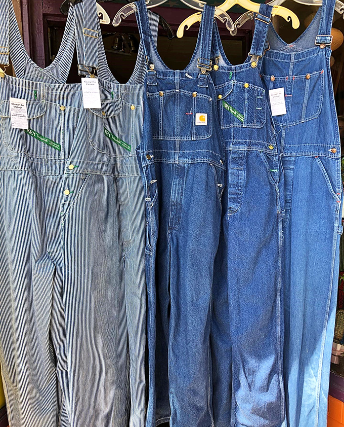 Overalls that have seen more honest work than a congressional committee. Carhartt's timeless design proves some classics never need reinvention.