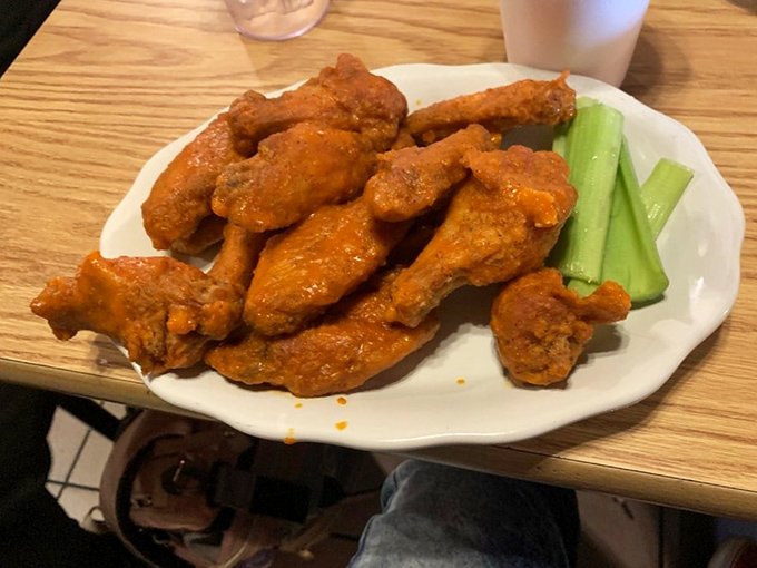 Buffalo wings with attitude! These saucy beauties bring the heat to seafood country, proving Mayflower knows more than just ocean fare.