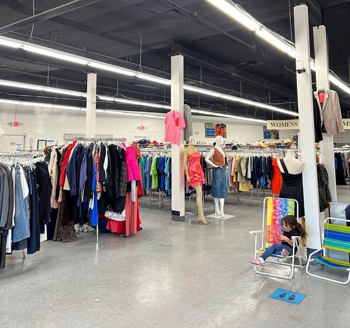 The women's department showcases fashion's cyclical nature&mdash;yesterday's trends waiting patiently to become tomorrow's vintage finds.