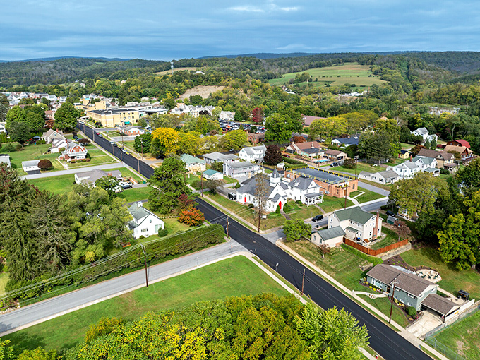 From above, Jersey Shore reveals its perfect proportions&mdash;just large enough to offer essentials, small enough to know your neighbors' names.