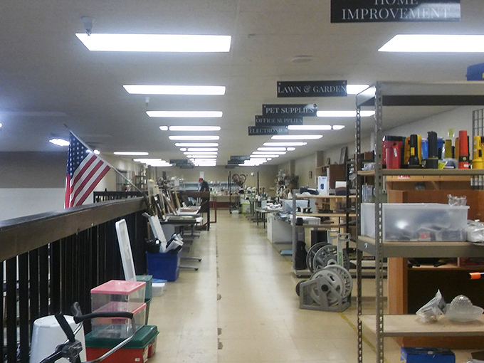 The upper level offers an entirely new landscape of possibilities. Like a department store where everything comes with a story and a bargain.