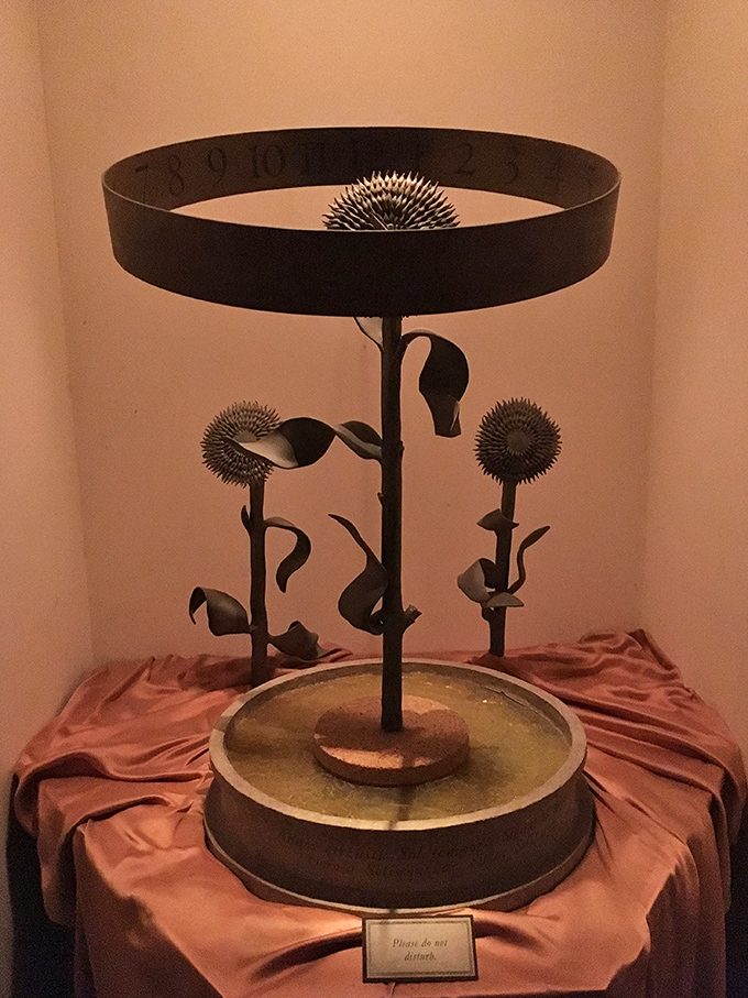 Part clock, part botanical specimen, part philosophical statement &ndash; this mechanical bloom counts hours while defying explanation.