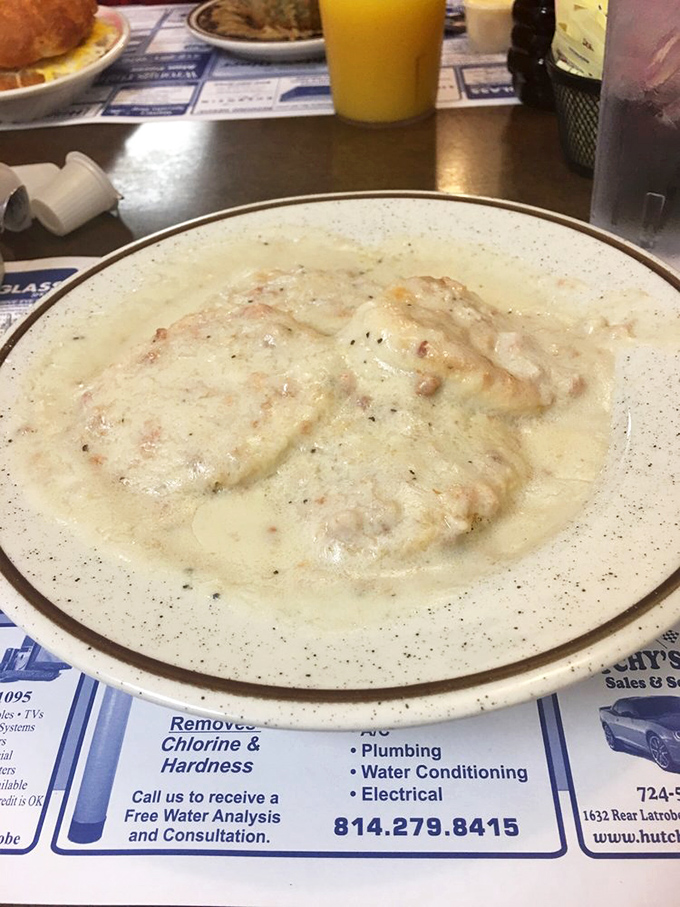 Biscuits swimming in creamy gravy &ndash; comfort food that hugs your soul. Grandmothers everywhere are nodding in silent approval.