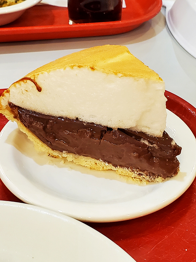 Layer upon layer of chocolate and cream reaching toward the heavens&mdash;this pie doesn't just satisfy cravings, it creates memories.