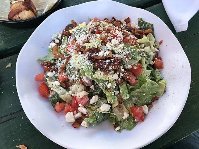 A salad that doesn't apologize for being a salad. Fresh, colorful, and substantial enough to satisfy even in the land of legendary steaks.
