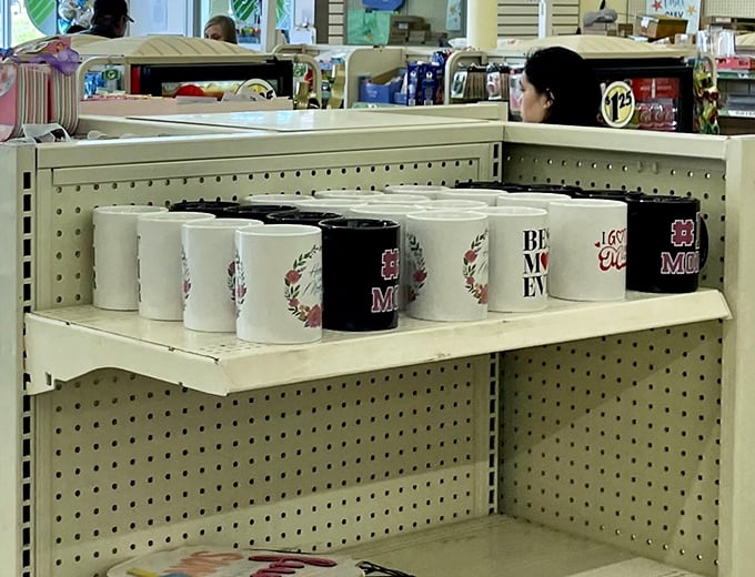 "Be Mine" mugs that say "I thought of you" without saying "I spent my entire paycheck on this gift."