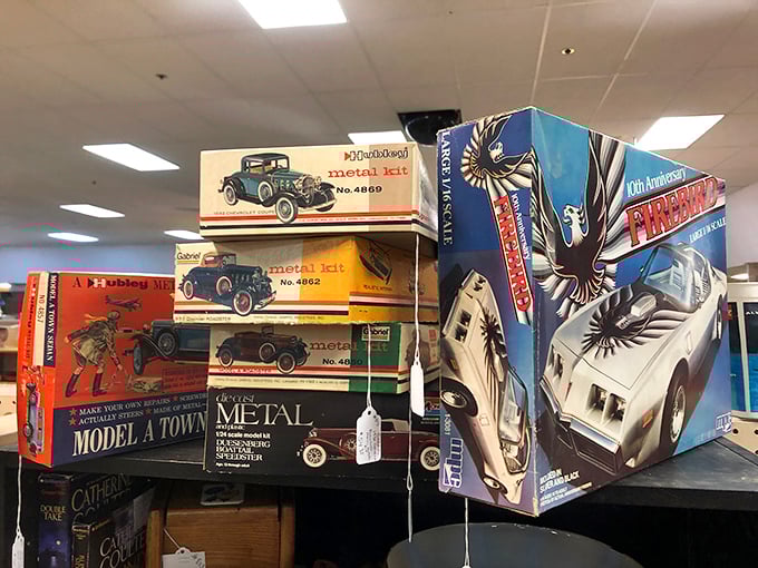 Vintage model kits that promise hours of nostalgic assembly&mdash;just like the ones Dad never let you open as a kid.