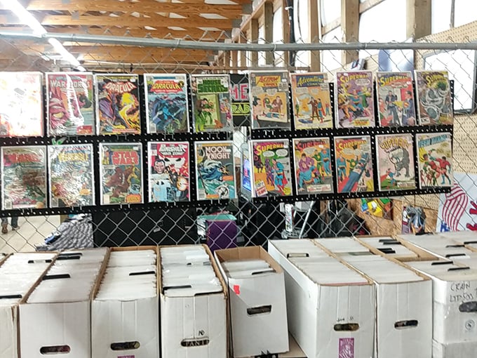 Comic book heroes from decades past stand ready to transport you back to Saturday morning cartoon magic.