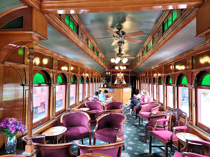 Passengers of all ages share that unmistakable look of wonder as the whistle blows and their countryside adventure begins.