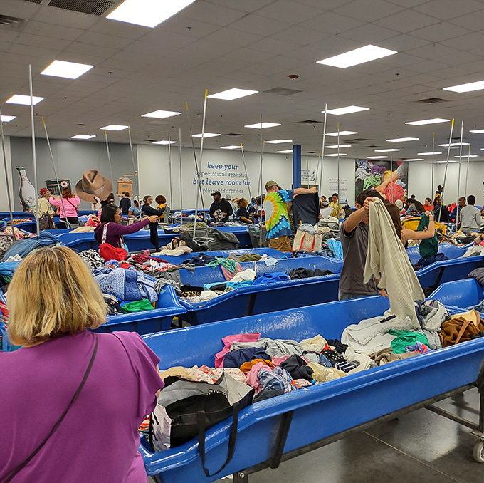 The thrill of the hunt brings together people from all walks of life. Like a stock exchange floor, but everyone's investing in personal happiness.