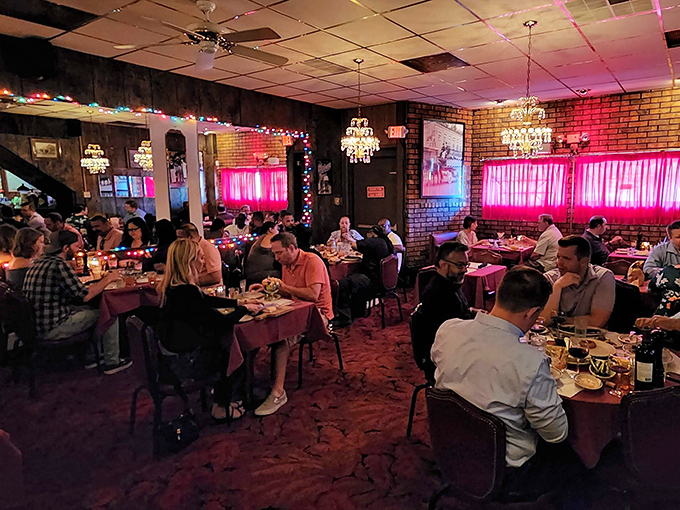 The dining room buzzes with the universal language of "mmm" as strangers become united in the fellowship of exceptional eating.