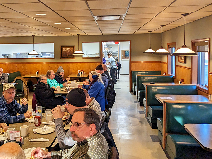 The morning crowd knows the secret&mdash;breakfast tastes better when surrounded by neighbors who've been coming here since before you were born.