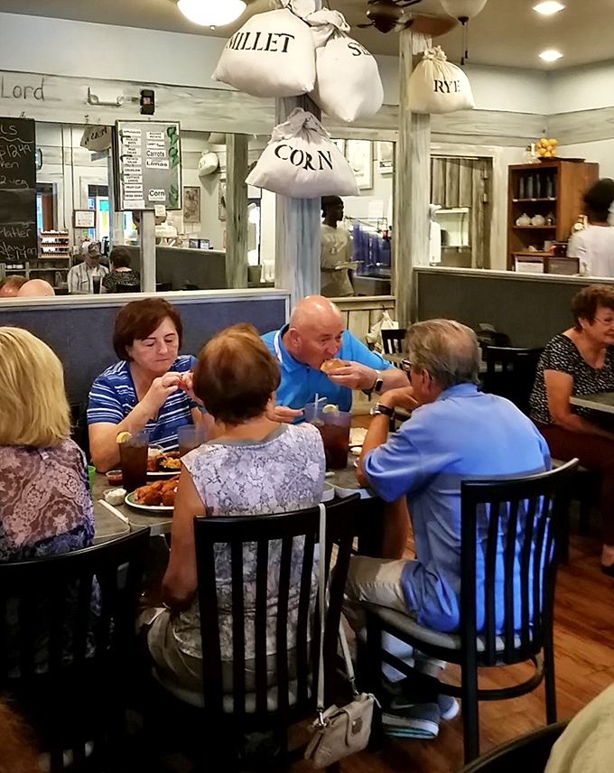 The true measure of a great restaurant: tables filled with locals who look like they've been coming here since before you knew what good food was.