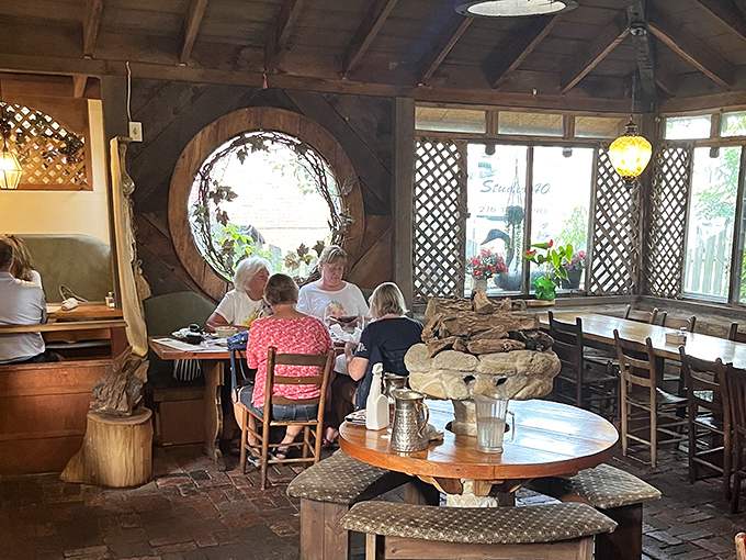 The best restaurants create spaces where memories are made between bites. This sunlit corner has hosted generations of meaningful conversations.