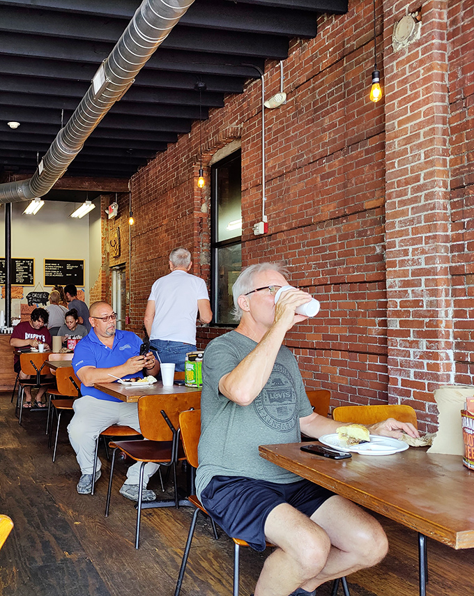 Barbecue brings people together in this brick-walled sanctuary where strangers become comrades united by the universal language of "mmm."