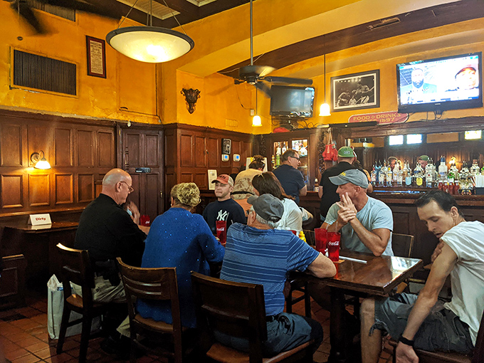 Where strangers become friends over great food. The bar area hums with conversation&mdash;proof that breaking bread together still brings people together.