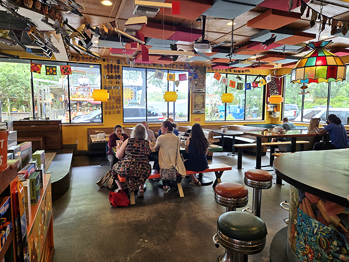 Strangers become friends at communal tables where the only requirement is an appreciation for good food and better conversation.