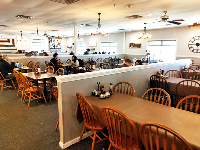 Where strangers become friends over shared appreciation of gravy. Notice how nobody's on their phone? That's the power of truly good food.