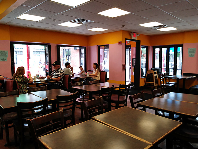 Where strangers become friends united by the universal language of exceptional sandwiches. South Street dining at its most democratic.