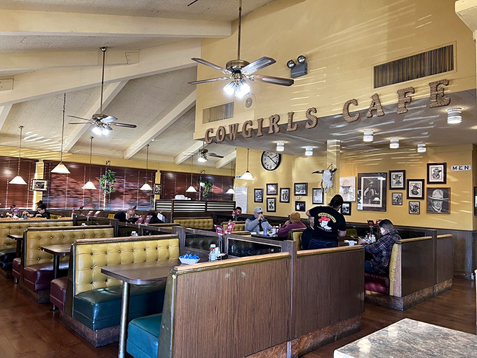 Diners nestled in those signature golden booths know the secret: sometimes the best dining experiences happen where everybody isn't trying to be fancy.