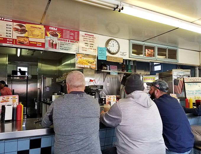 Local regulars know the secret – grab a counter seat and watch the masters work their griddle magic.