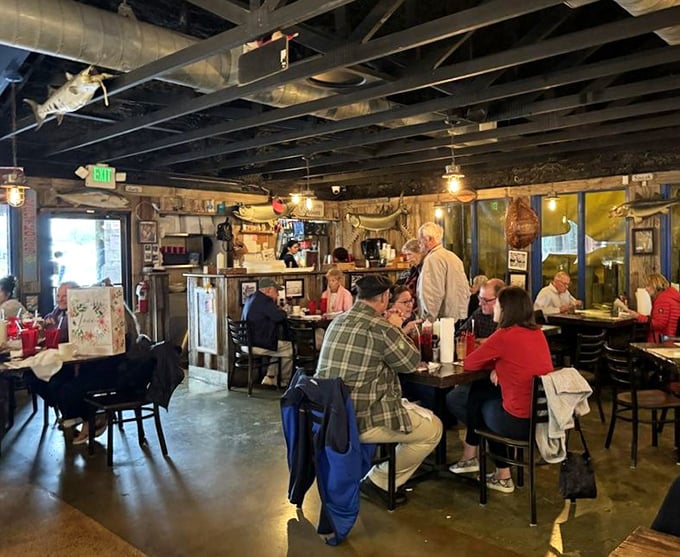 Walt's dining room hums with the satisfied murmurs of locals and tourists united by one thing: the pursuit of exceptional seafood.