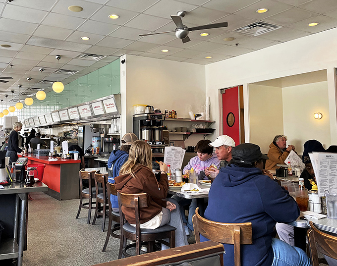 Where strangers become neighbors over coffee and pancakes. The true magic of diners happens between the bites.