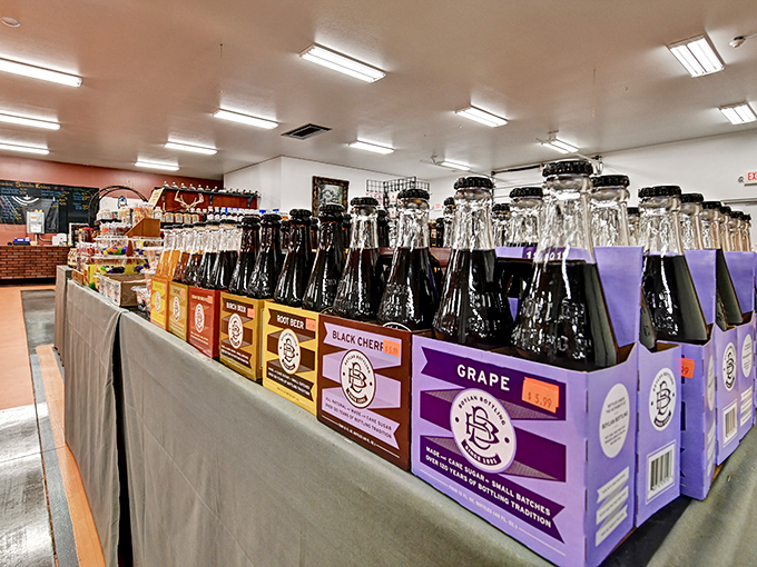 Old-fashioned sodas in flavors your taste buds forgot existed. One sip and you're transported back to simpler times on Grandma's porch swing.