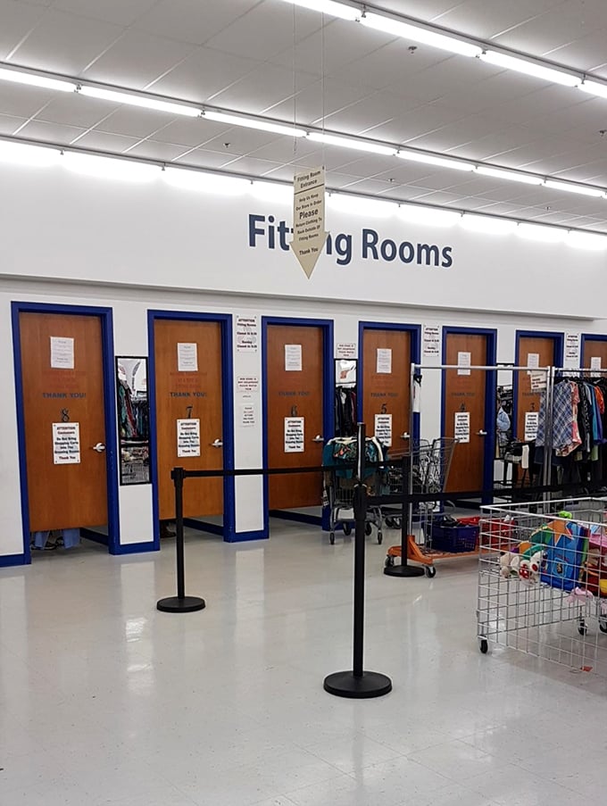 The fitting room corridor&mdash;that moment of truth where $4 jeans either become your new favorites or return to the rack for someone else's discovery.